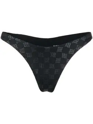 MISBHV Monogram Bikini Bottom - Black