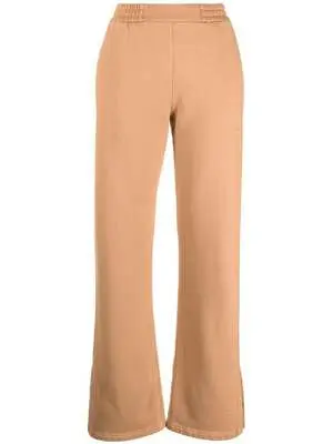 Off-white Elasticated Sports Pants For Women