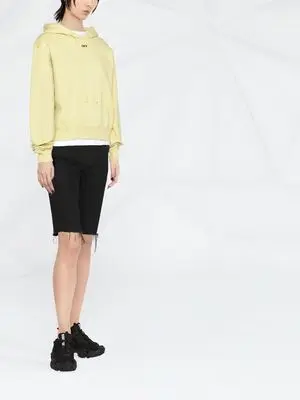 Off-White Off-stamp Cropped Hoodie