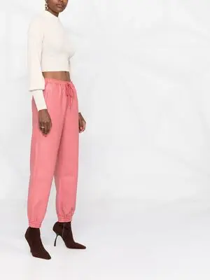 Stella McCartney Faux Leather Tapered Trousers