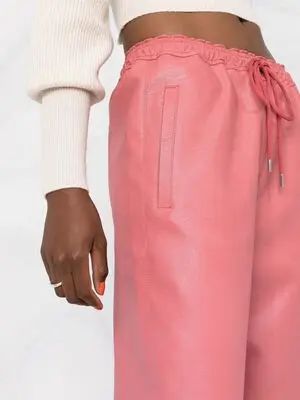 Stella McCartney Faux Leather Tapered Trousers