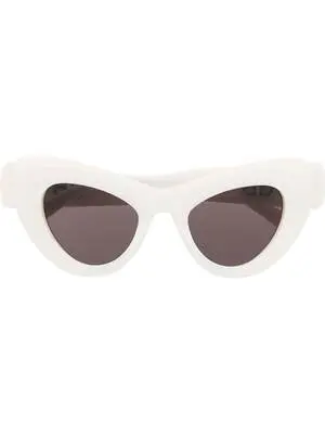 Balenciaga Cat-eye Sunglasses - White