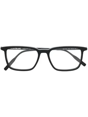 Montblanc Wayfarer-frame Optical Glasses - Black