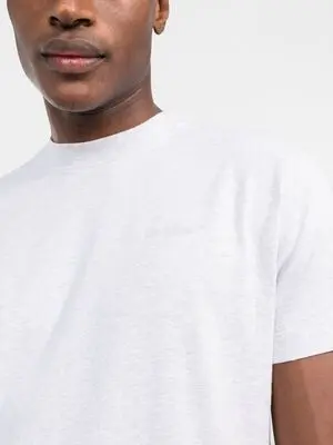 Off-White Diag Tab Cotton T-shirt - Grey