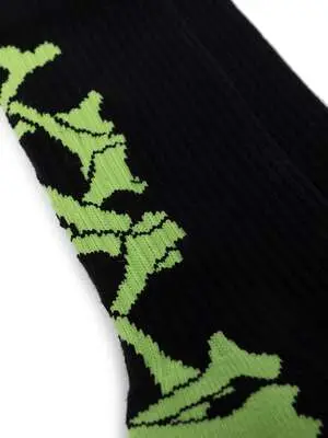 Amiri Skeleton-print Socks