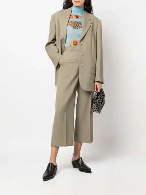 Acne Studios Cropped Straight-leg Trousers