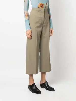 Acne Studios Cropped Straight-leg Trousers
