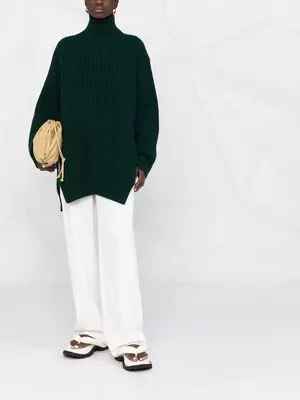 JIL SANDER Roll-neck Ribbed-knit Jumper