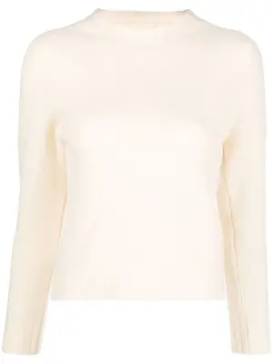 JIL SANDER Crew-neck Knitted Jumper - Neutrals