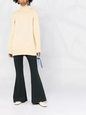 JIL SANDER Slit-sleeves High-neck Jumper
