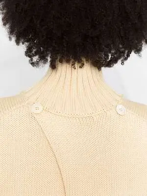 JIL SANDER Slit-sleeves High-neck Jumper