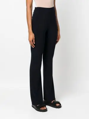 Norma Kamali High-rise Flared Trousers