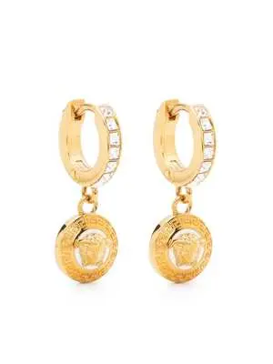 Versace Medusa-embellished Hoop Earrings