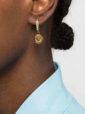 Versace Medusa-embellished Hoop Earrings