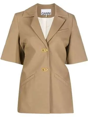 GANNI Single-breasted Blazer