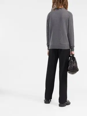 MAISON MARGIELA Crew-neck Cashmere Sweater - Grey