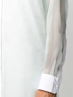 Off-White Free Winona-print Shirt Dress - Blue
