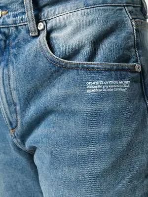 Off-White Loose-fit Straight Leg Jeans
