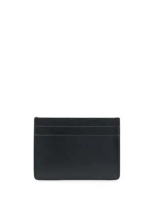 JIL SANDER Logo-lettering Leather Cardholder - Black