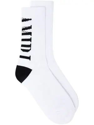 Amiri Logo-print Cotton Socks