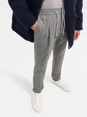 Brunello Cucinelli Drawstring-waist Trousers