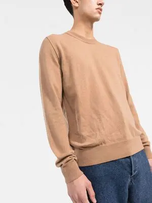 MAISON MARGIELA Crew-neck Cashmere Sweater - Brown