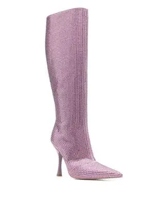 Liu Jo Rhinestone-embellished Knee-high Boots