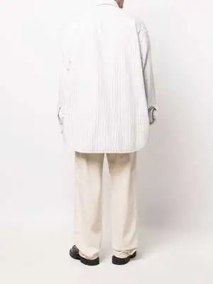 MAISON MARGIELA Stripe-print Padded Shirt