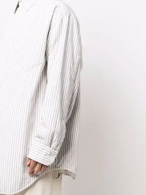 MAISON MARGIELA Stripe-print Padded Shirt