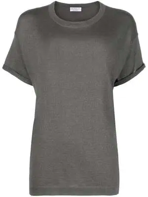 Brunello Cucinelli Round-neck Short-sleeve T-shirt