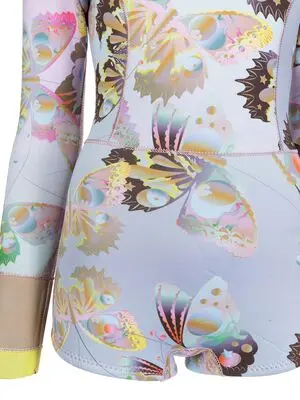 Cynthia Rowley Sunset Butterfly Long-sleeve Wetsuit