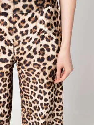 Philipp Plein Leopard-print Flared Trousers