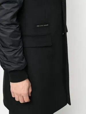 Philipp Plein Zip-up Hooded Coat