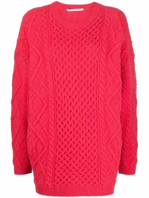 Stella McCartney Aran Knit Crew Neck Jumper