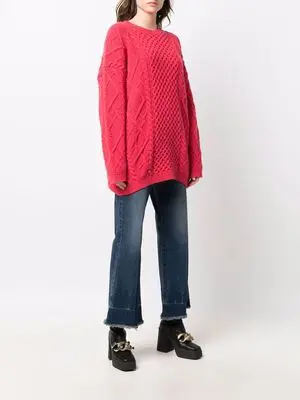 Stella McCartney Aran Knit Crew Neck Jumper