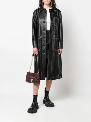 Moschino Crocodile-effect Shoulder Bag