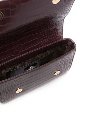 Moschino Crocodile-effect Shoulder Bag