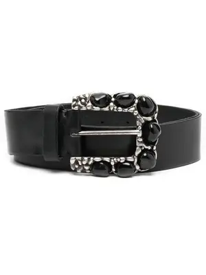 P.A.R.O.S.H P.A.R.O.S.H. Gem-Embellished Leather Belt