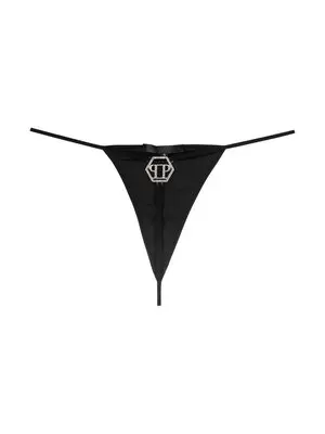Philipp Plein Rhinestone-embellished Logo Thong
