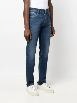 BILLIONAIRE Straight-cut Jeans With Logo Patch
