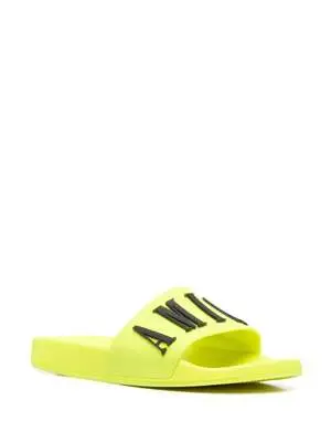 Amiri Logo-embossed Slides