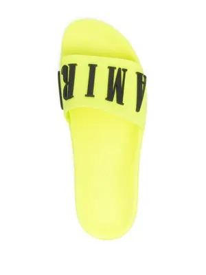 Amiri Logo-embossed Slides