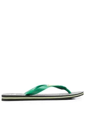 ROTATE BY BIRGER CHRISTENSEN Snakeskin-print Flip Flops