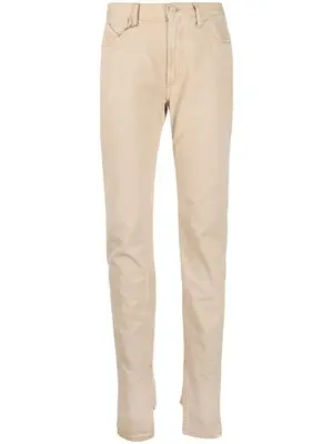 Attico Slit-hem Straight-leg Jeans