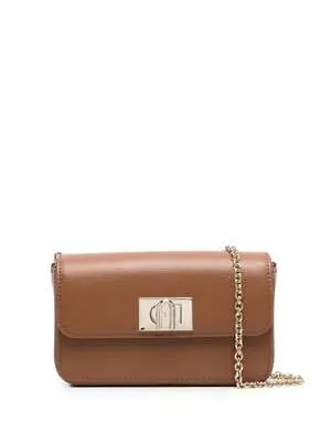 Furla Logo Plaque Satchel Bag