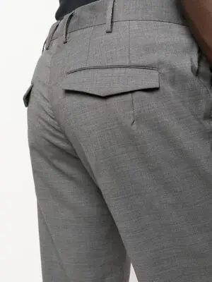 PT TORINO Tapered-leg Tailored Trousers - Grey