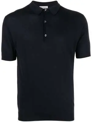 JOHN SMEDLEY Fine-knit Polo Shirt