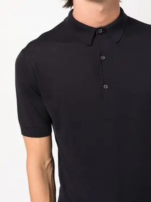 John Smedley Fine-knit Polo Shirt