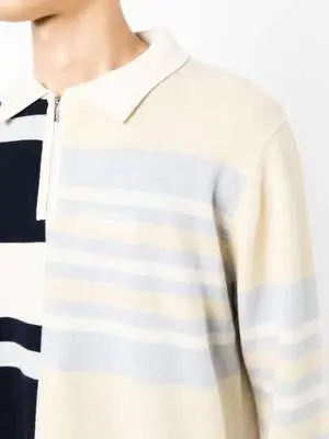 PALMER Split-stripe Polo Shirt