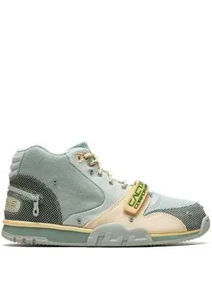 Nike X Travis Scott Air Trainer 1 Sp Haze Sneakers - Grey